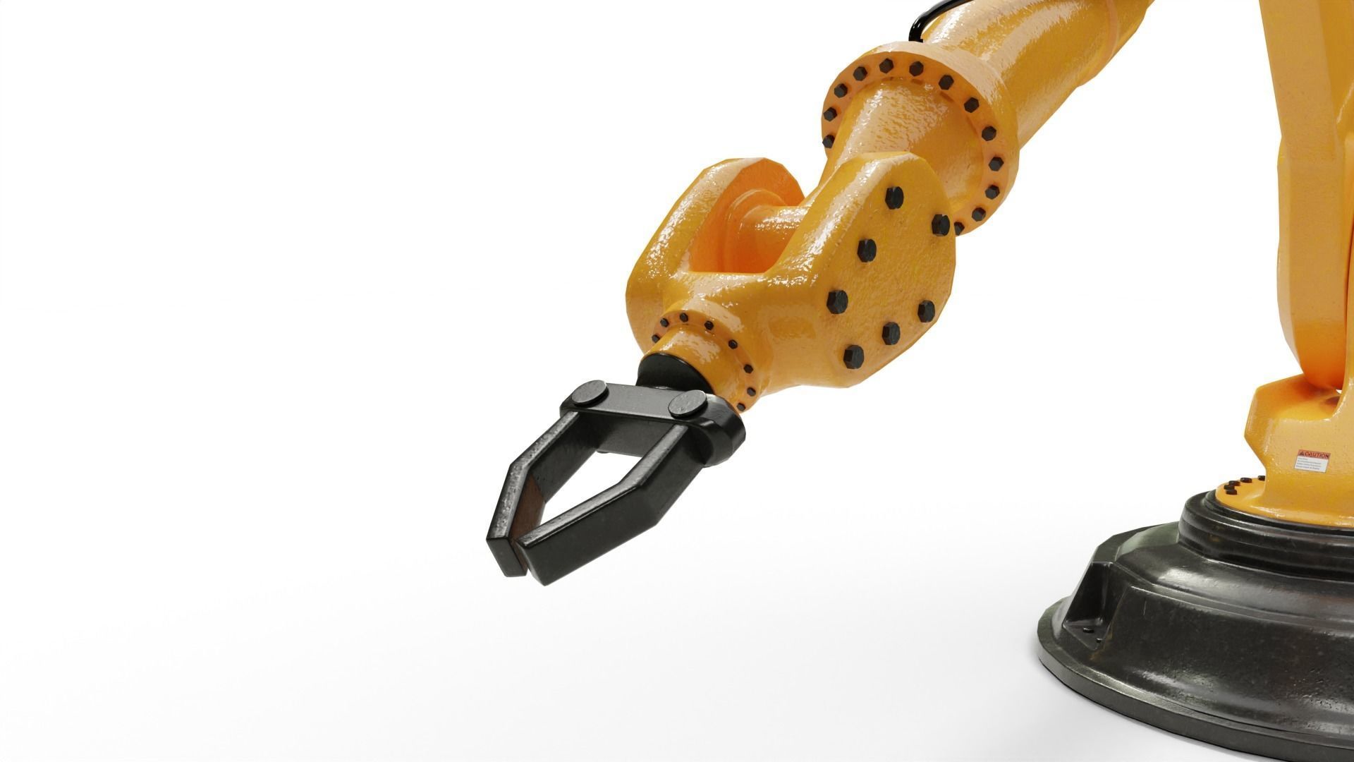 Industrial robot arm free 3D model | CGTrader