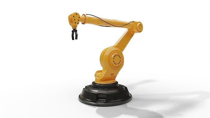 Industrial robot arm free 3D model | CGTrader