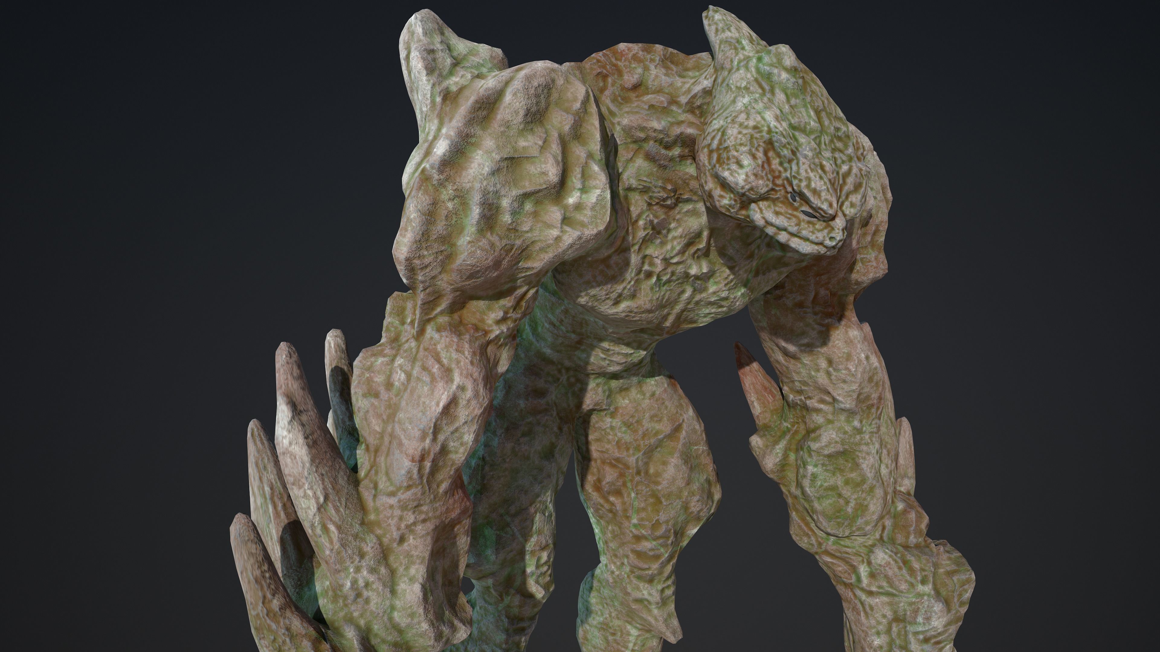 3D model Golem VR / AR / low-poly | CGTrader