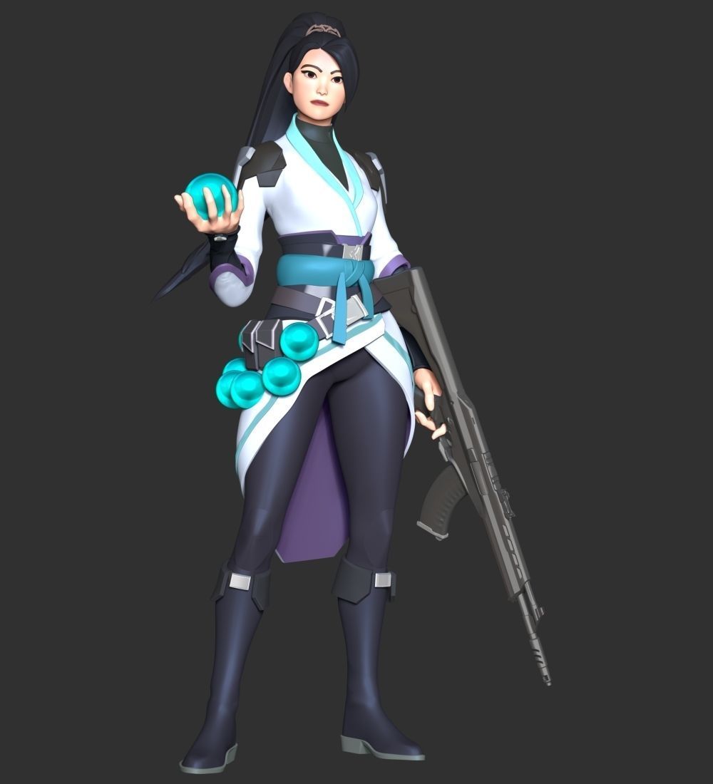 Valorant - Sage 3D model 3D printable | CGTrader