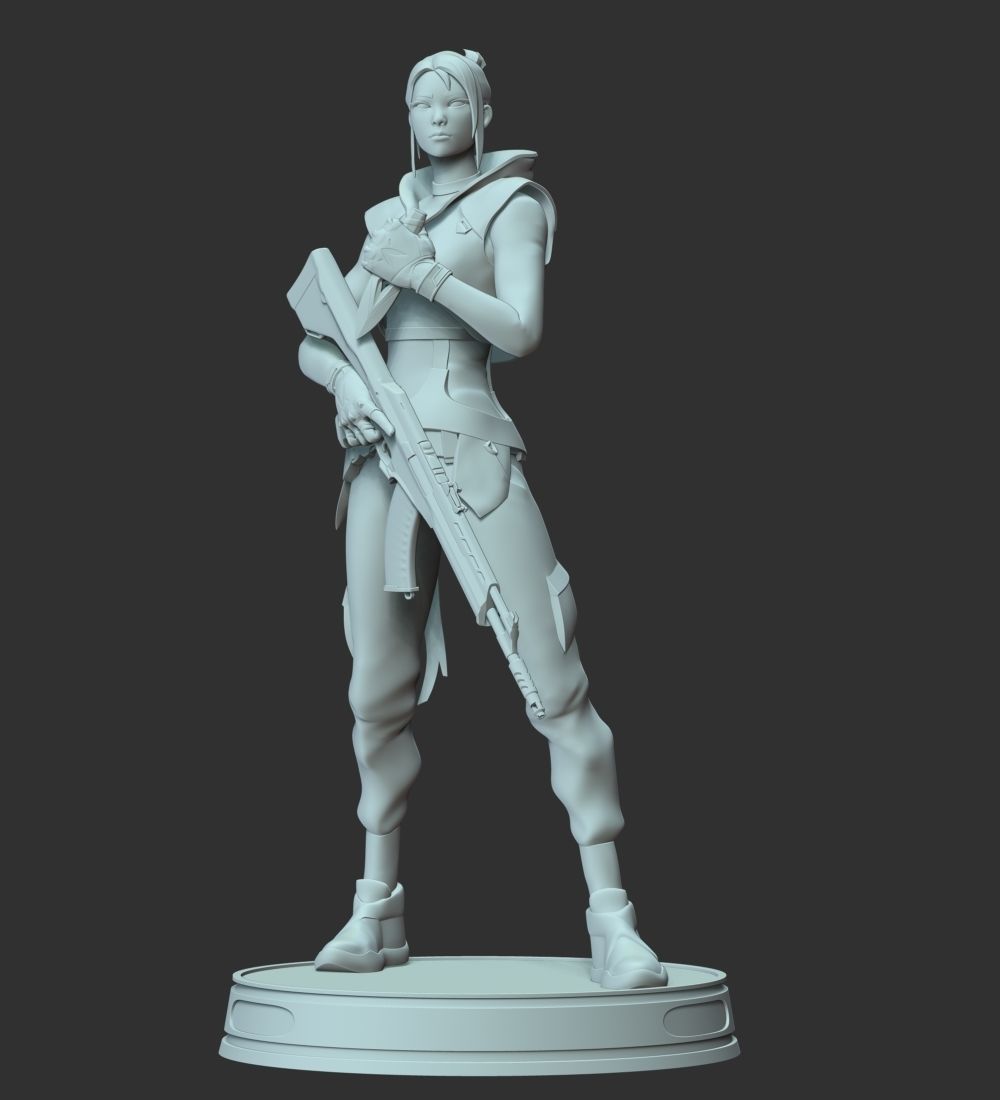 Valorant - Jett 3D model 3D printable | CGTrader