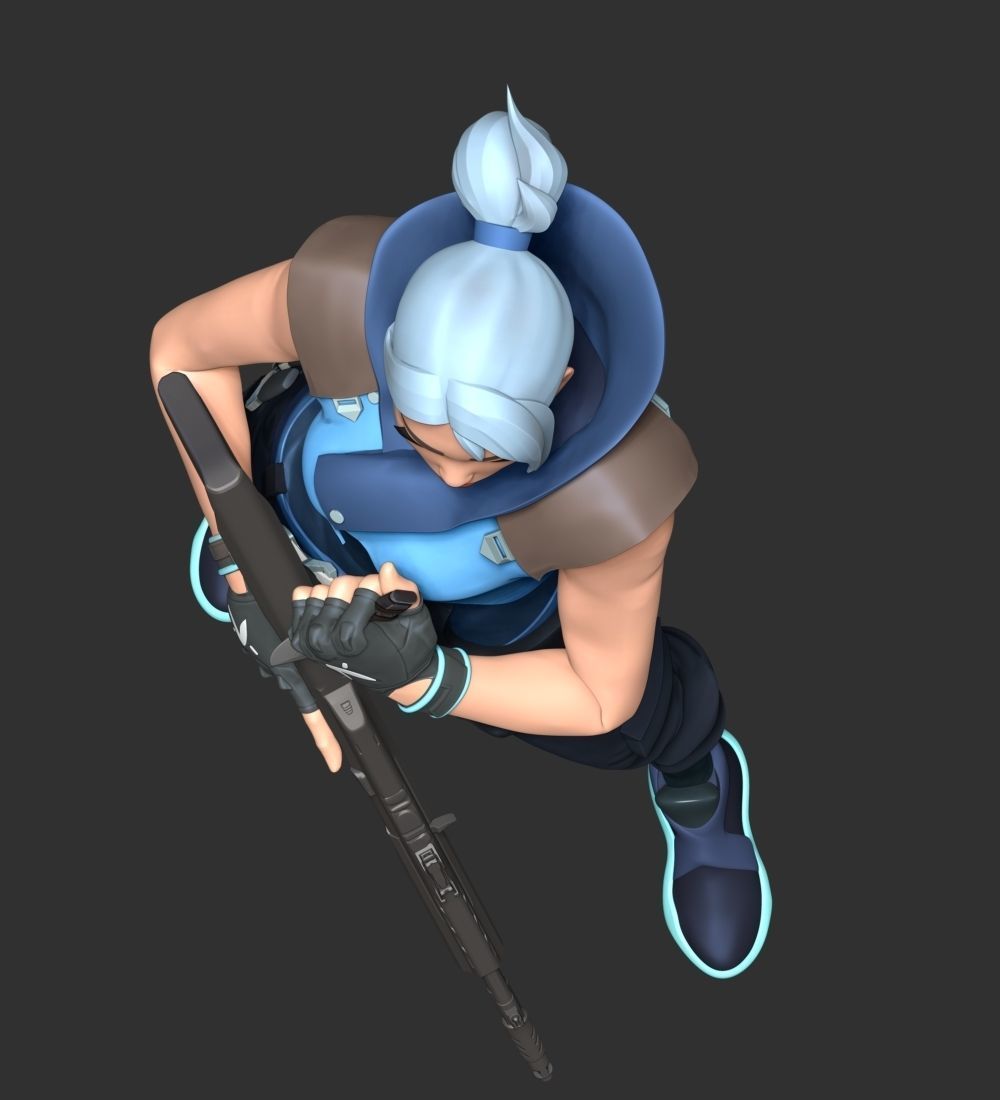 Valorant - Jett 3D model 3D printable | CGTrader