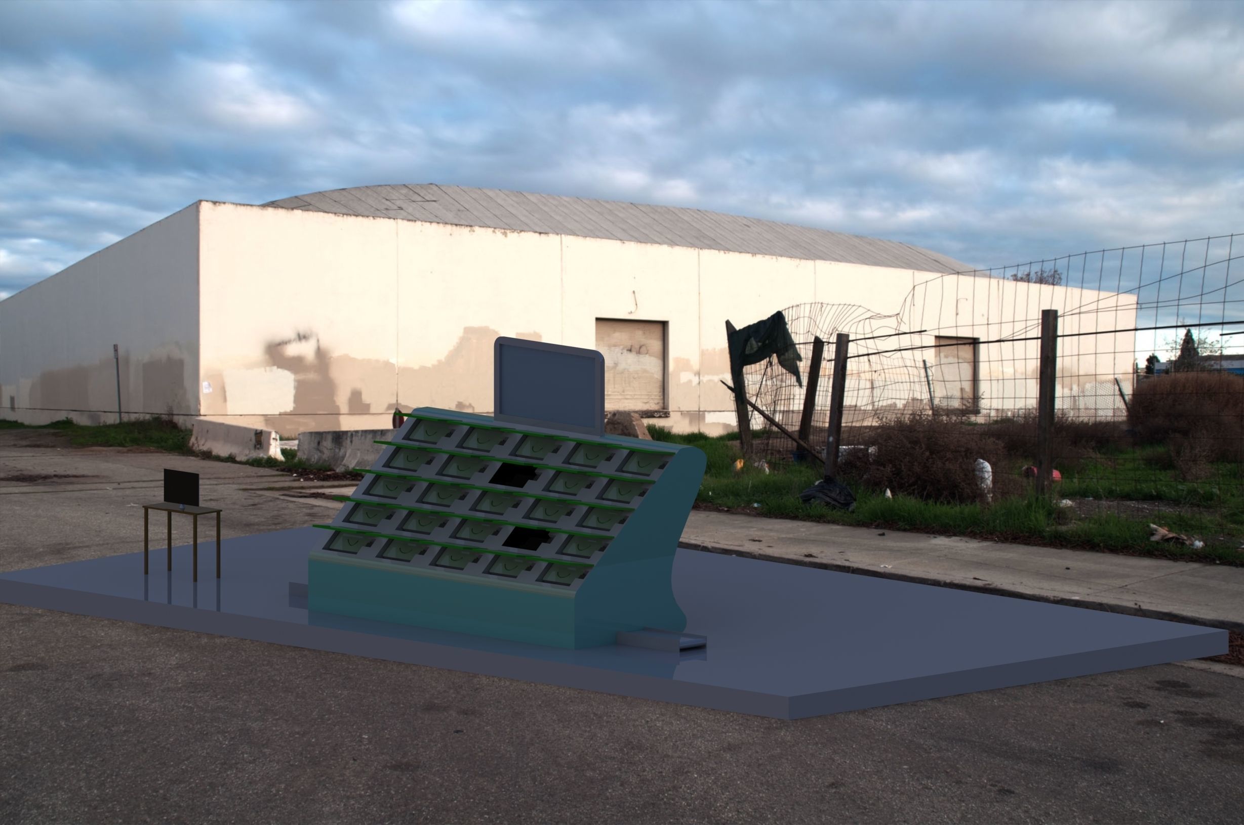 Battery Swapping Machine for ev vehicles 3D model | CGTrader