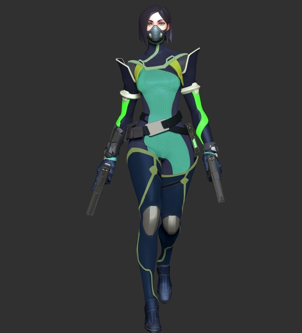 Valorant - Viper 3D model 3D printable | CGTrader
