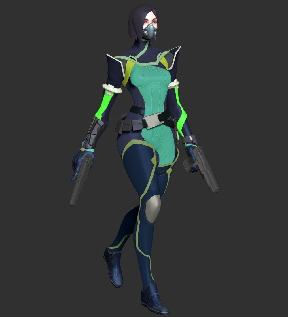 Valorant - Viper 3D model 3D printable | CGTrader