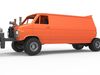 Diecast pulling van 4wd Version 2 Scale 1 to 25 3D model 3D printable ...
