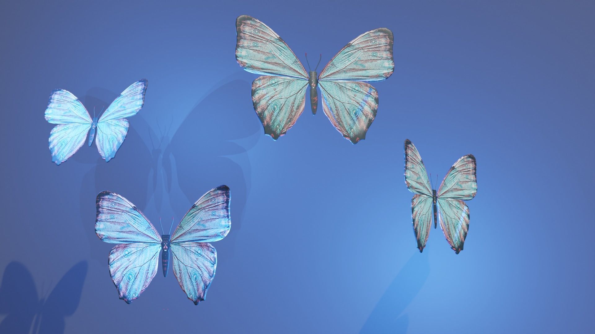 3D model Low Poly Butterfly VR / AR / low-poly | CGTrader