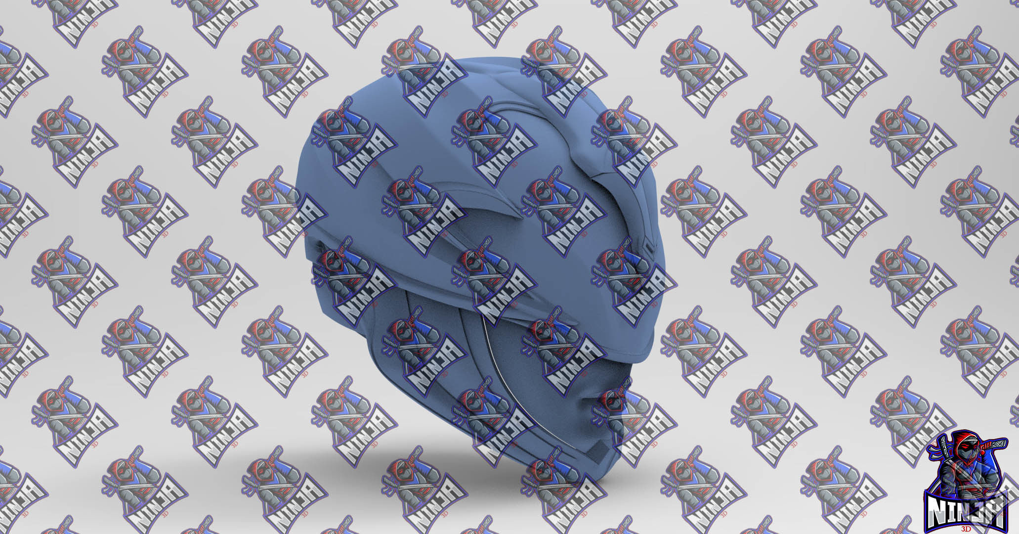 Power Ranger Black Gray Zack Helmet for 3d print 3D model | CGTrader