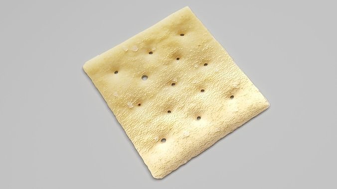 Square Cracker 3D model | CGTrader