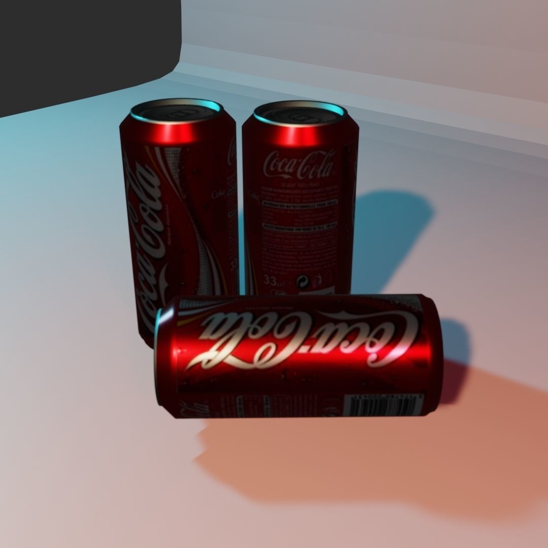 3D model Cola Tin VR / AR / low-poly | CGTrader