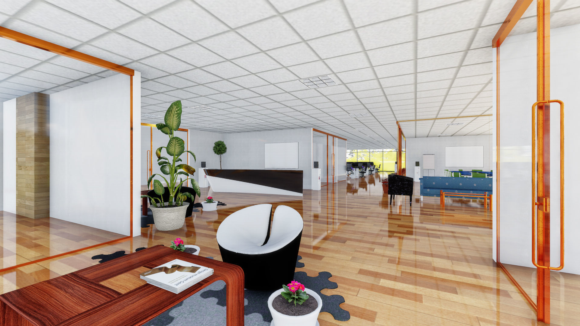 office interior building 3D model | CGTrader