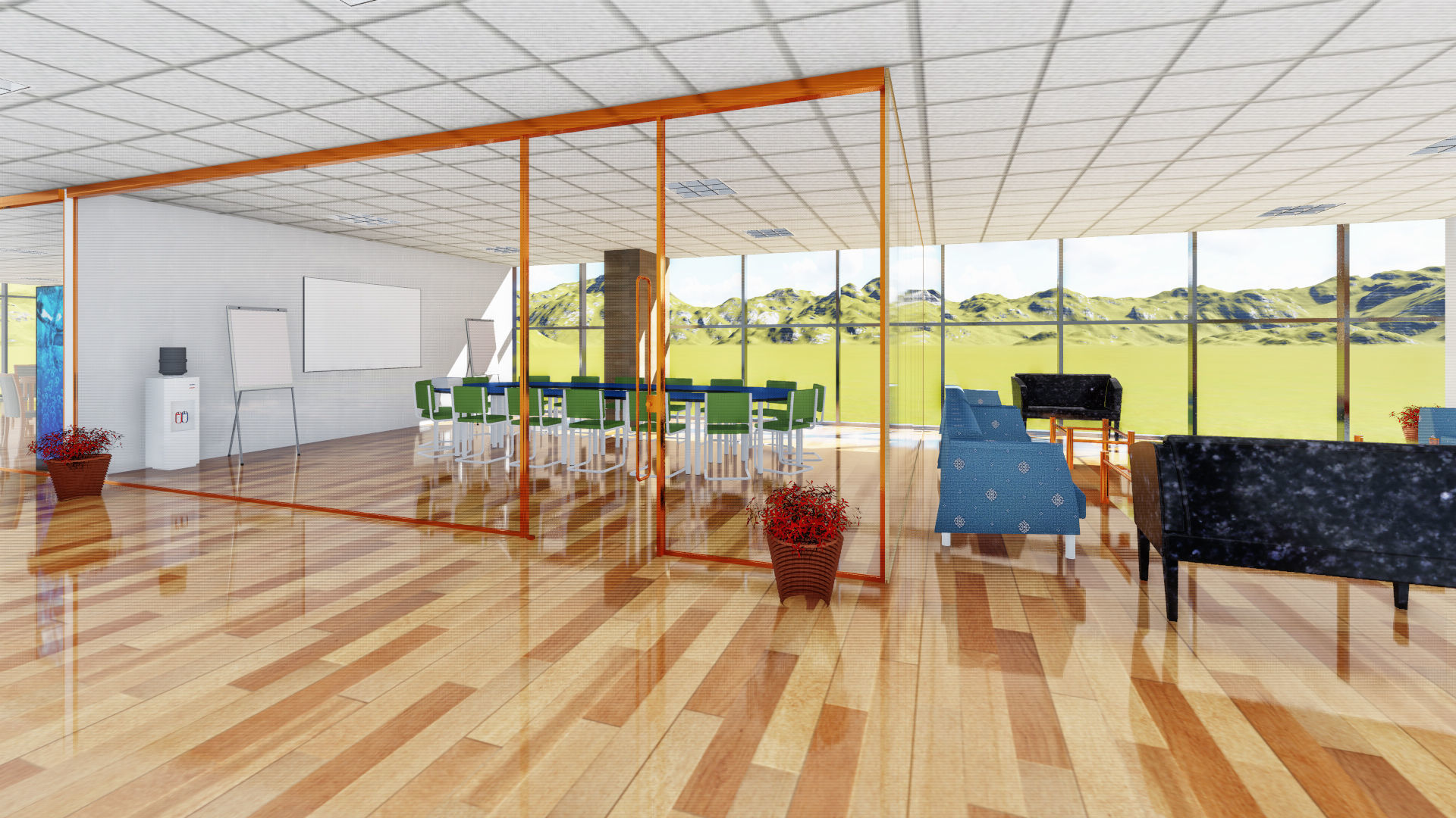 office interior building 3D model | CGTrader