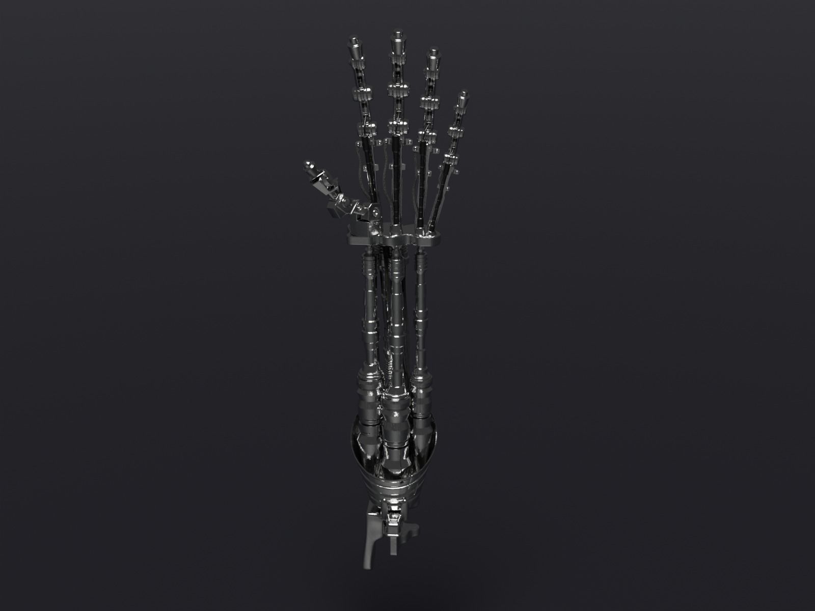 Mechanical hand 3D model | CGTrader