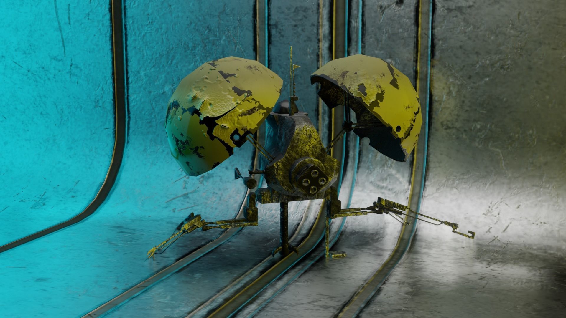 3D model StarWars Pistoeka Sabotage Droid Buzz Droid VR / AR / low-poly | CGTrader