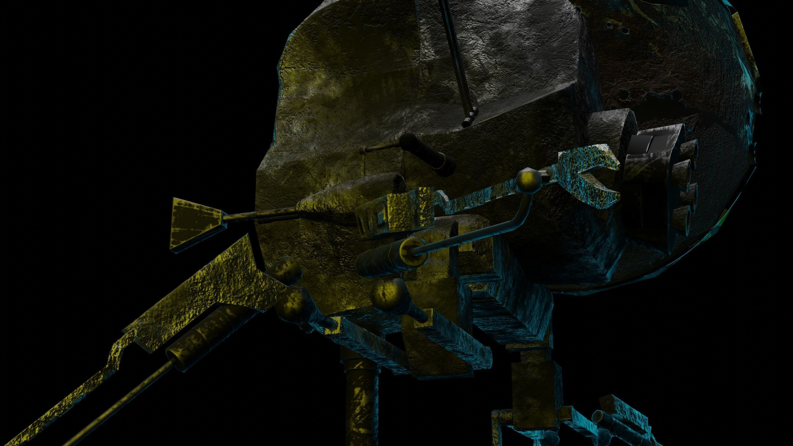 3D model StarWars Pistoeka Sabotage Droid Buzz Droid VR / AR / low-poly | CGTrader