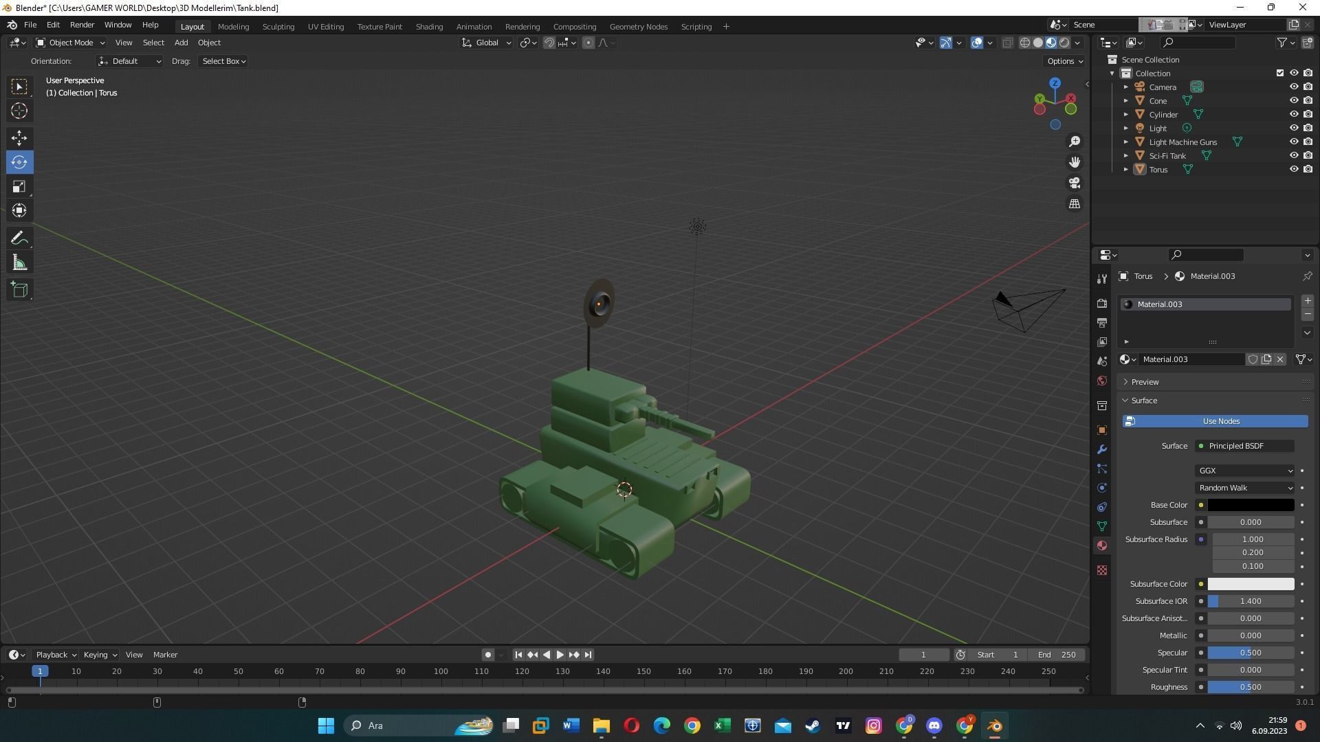 3D model 3D Military Tank Model Lowpoly VR / AR / low-poly | CGTrader