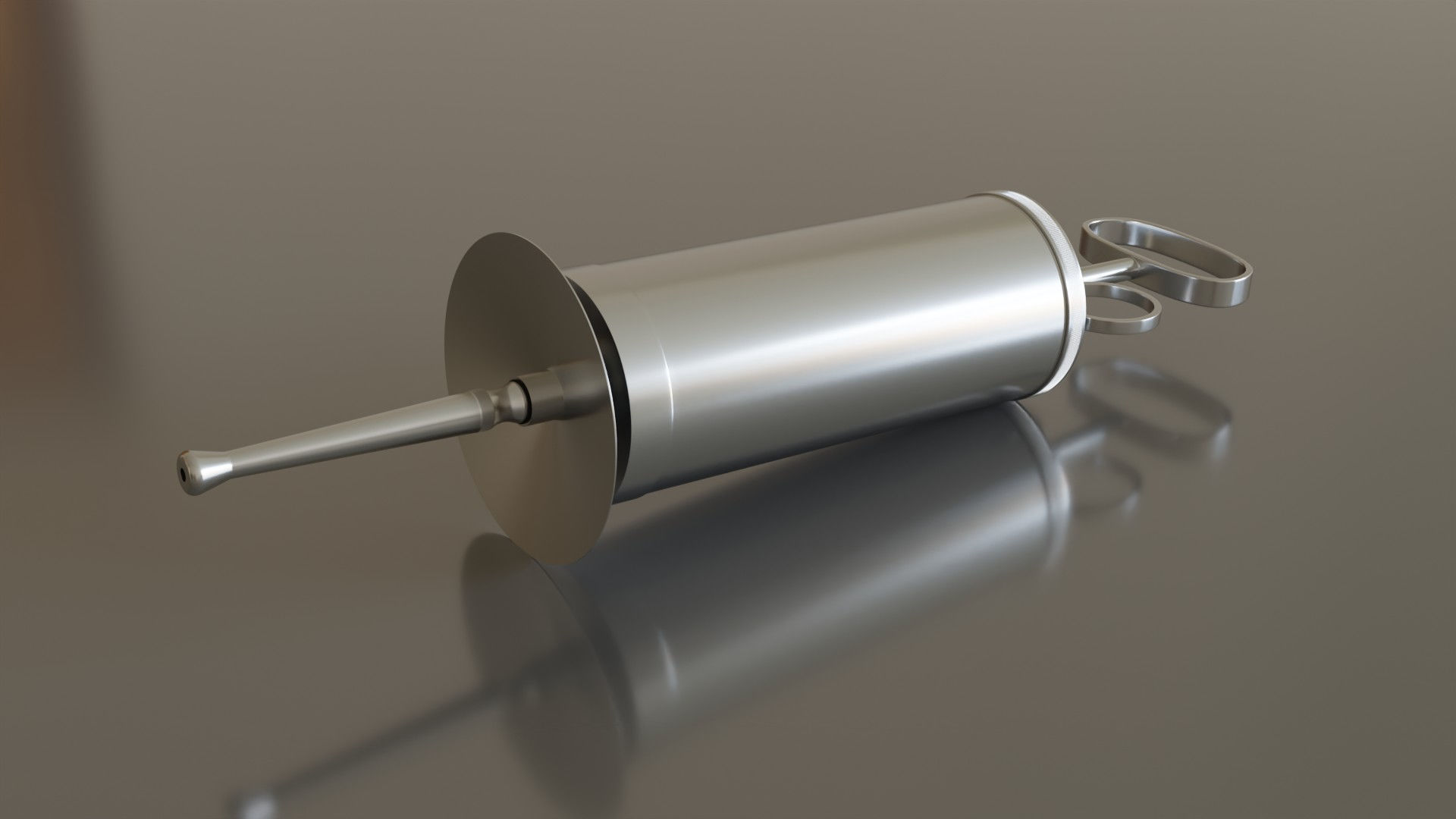 Metallic ears syringe 3D model | CGTrader