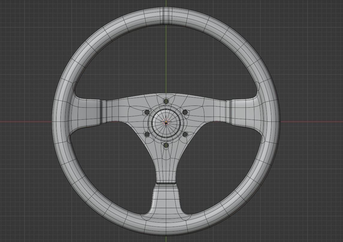 OMP Racing Streering wheel free VR / AR / low-poly 3D model | CGTrader