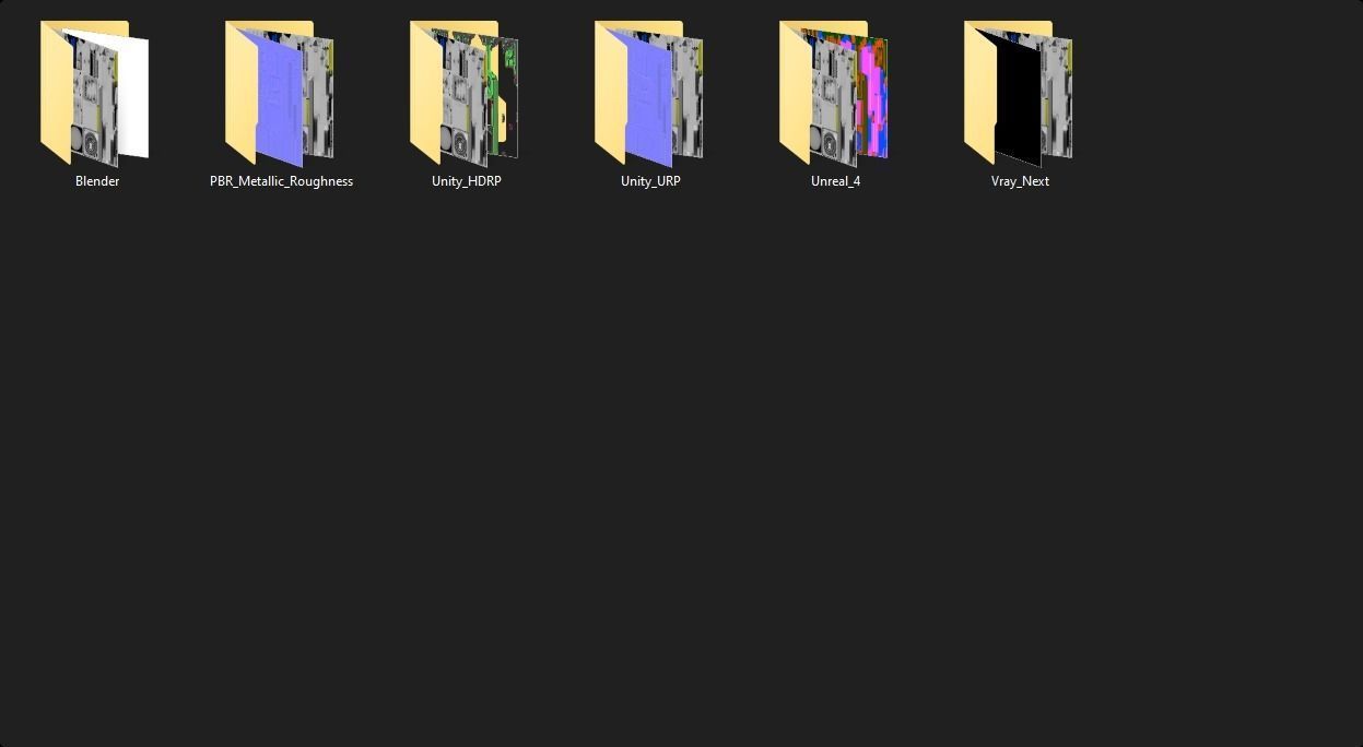 3D model pc cpu cooler fan lowpoly pbr computer VR / AR / low-poly ...