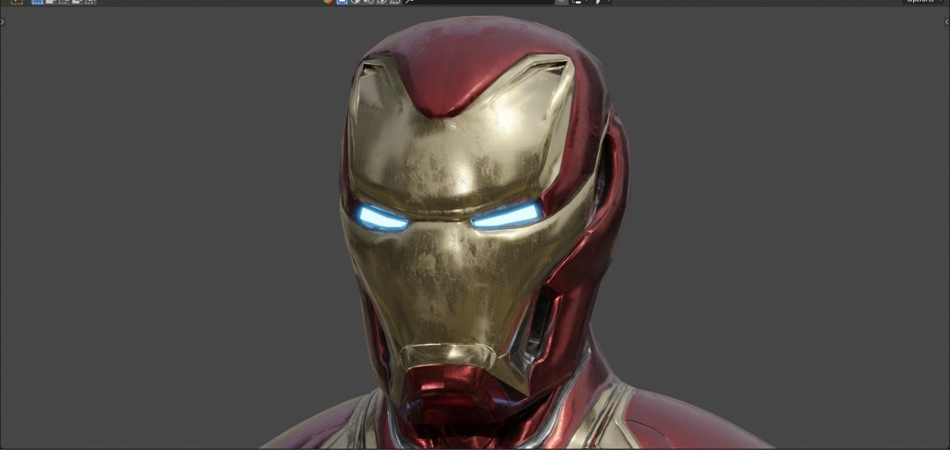 Iron Man -Tony Stark- Mark 50 from Avengers Infinity War 3D model ...