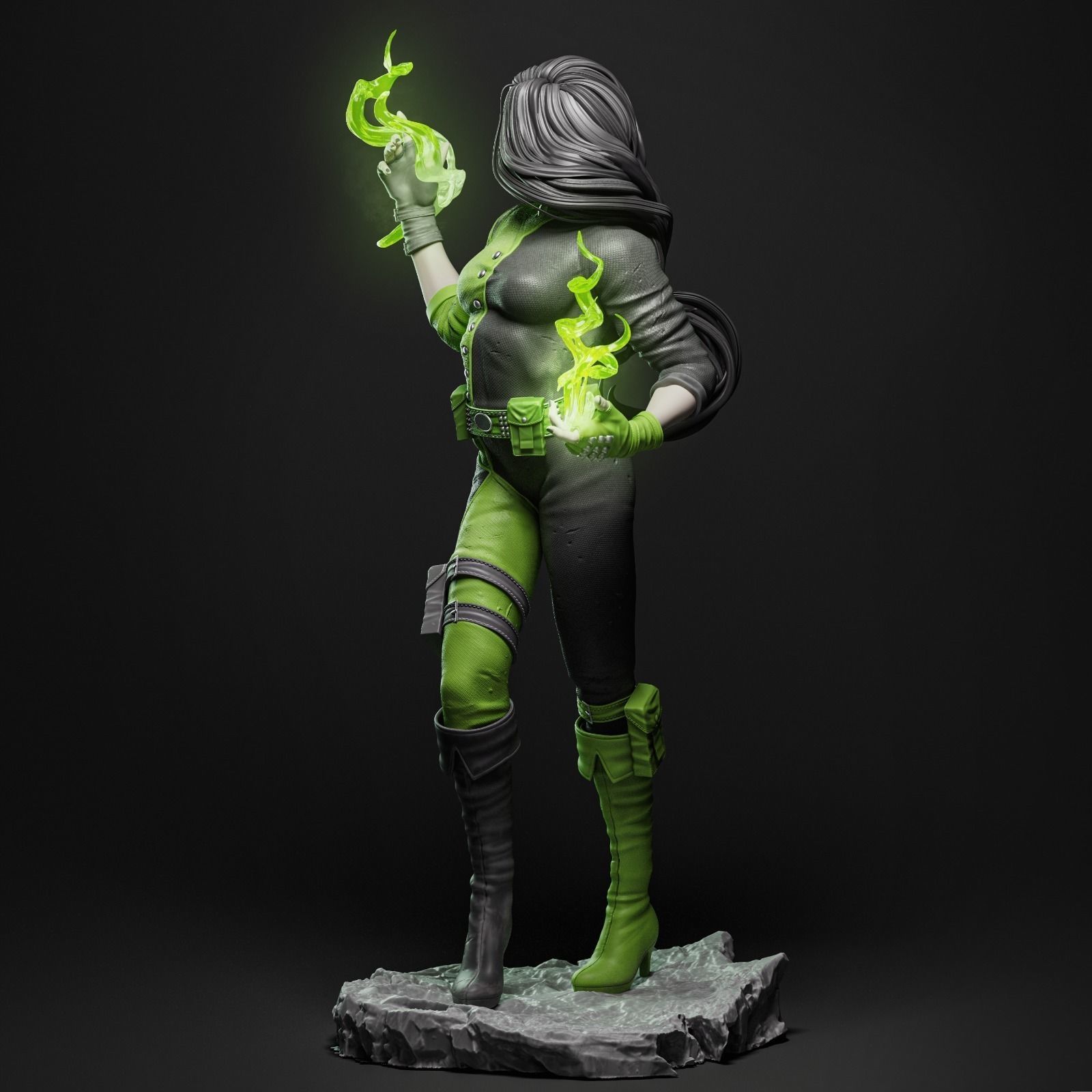 Shego 3D Print 3D model 3D printable | CGTrader