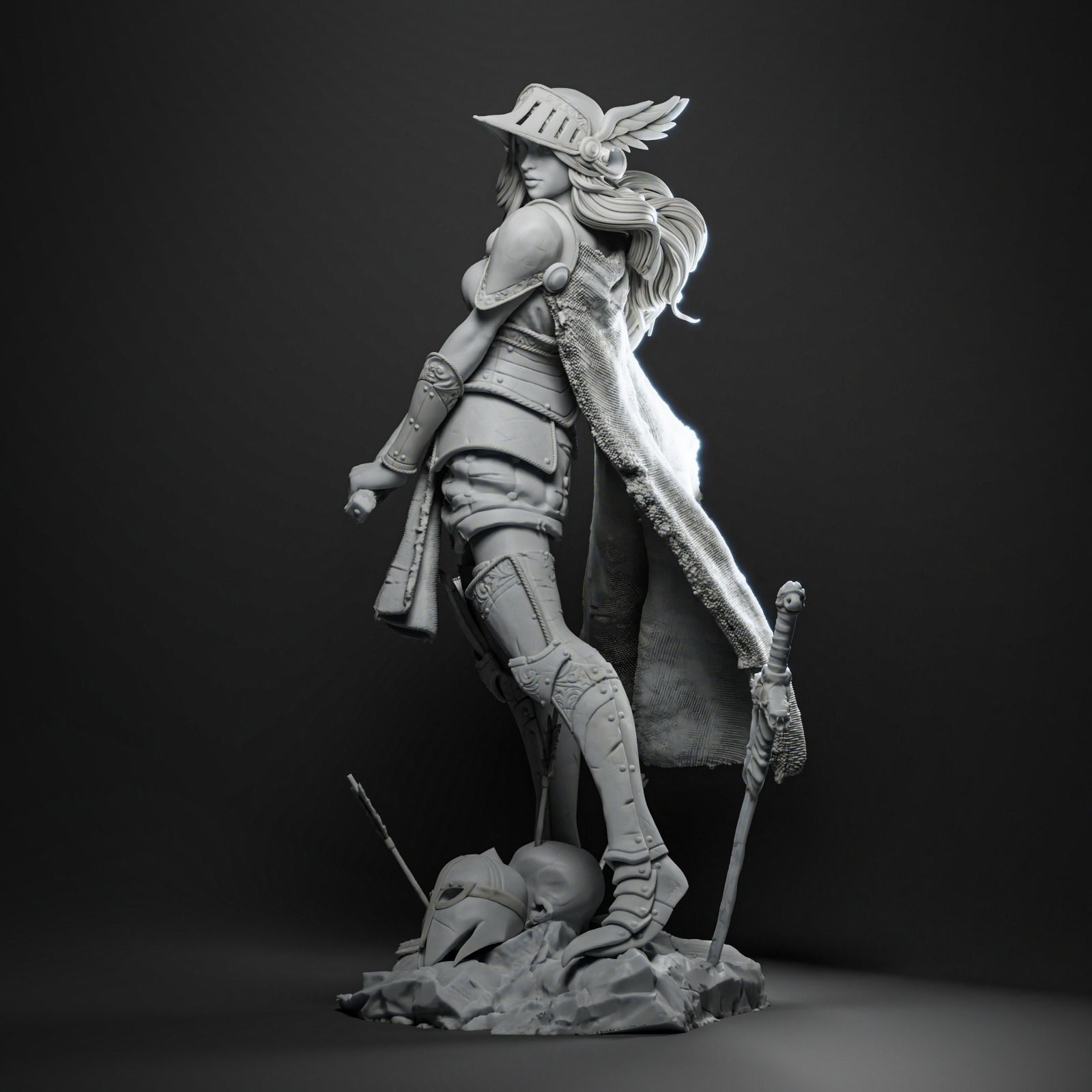 Valkyrie 3D Print 3D model 3D printable | CGTrader