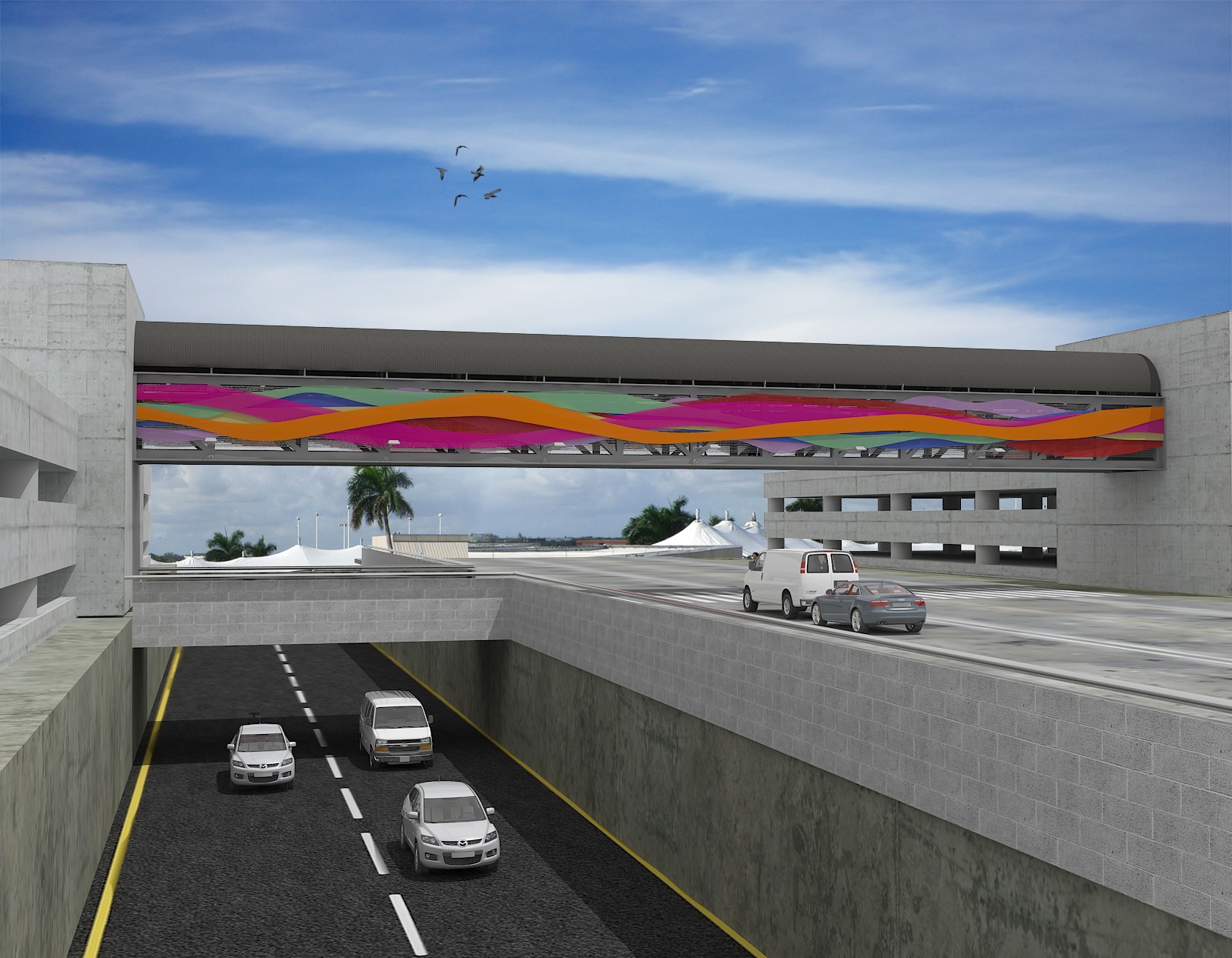 Skywalk free 3D model | CGTrader