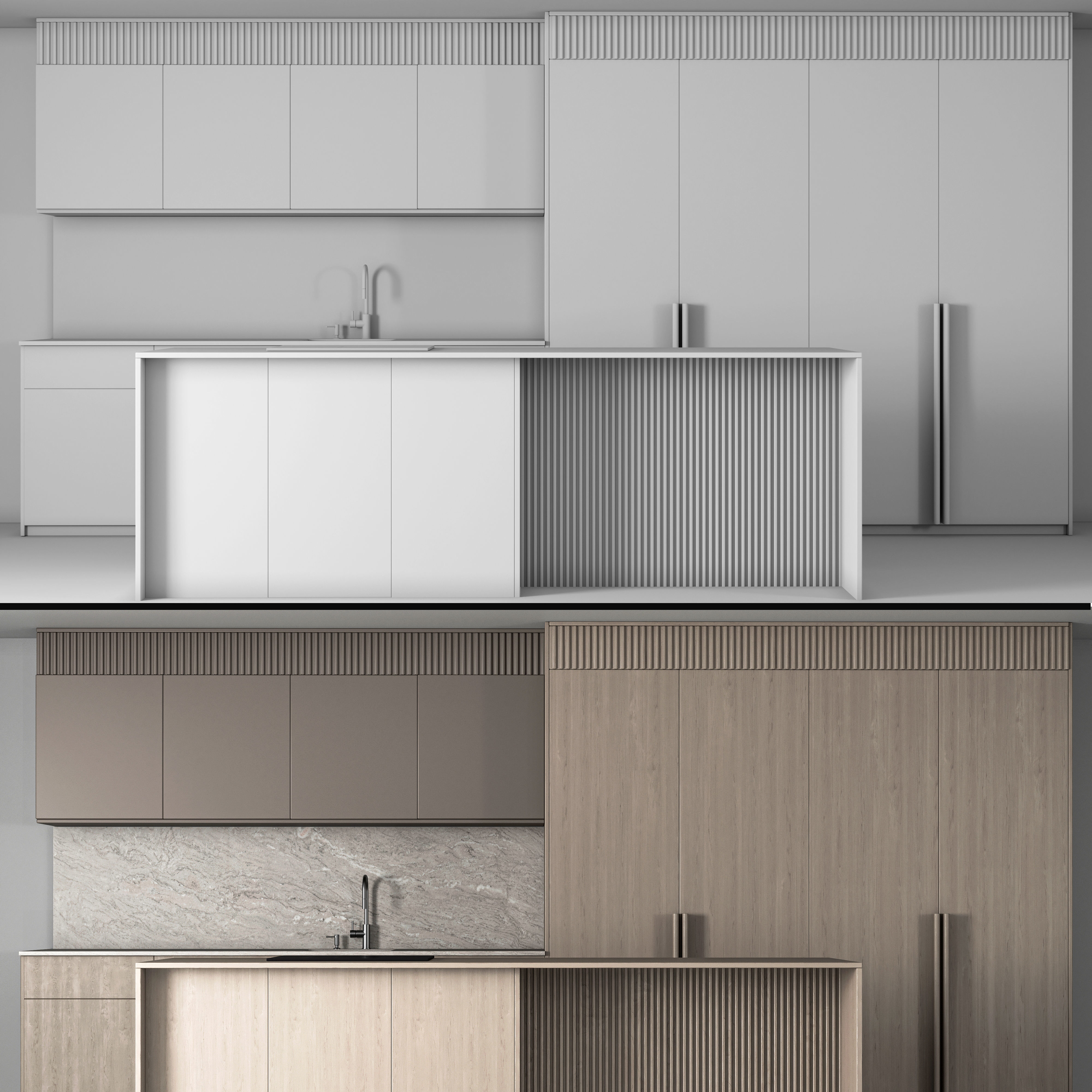 modern kitchen 14 3D model | CGTrader