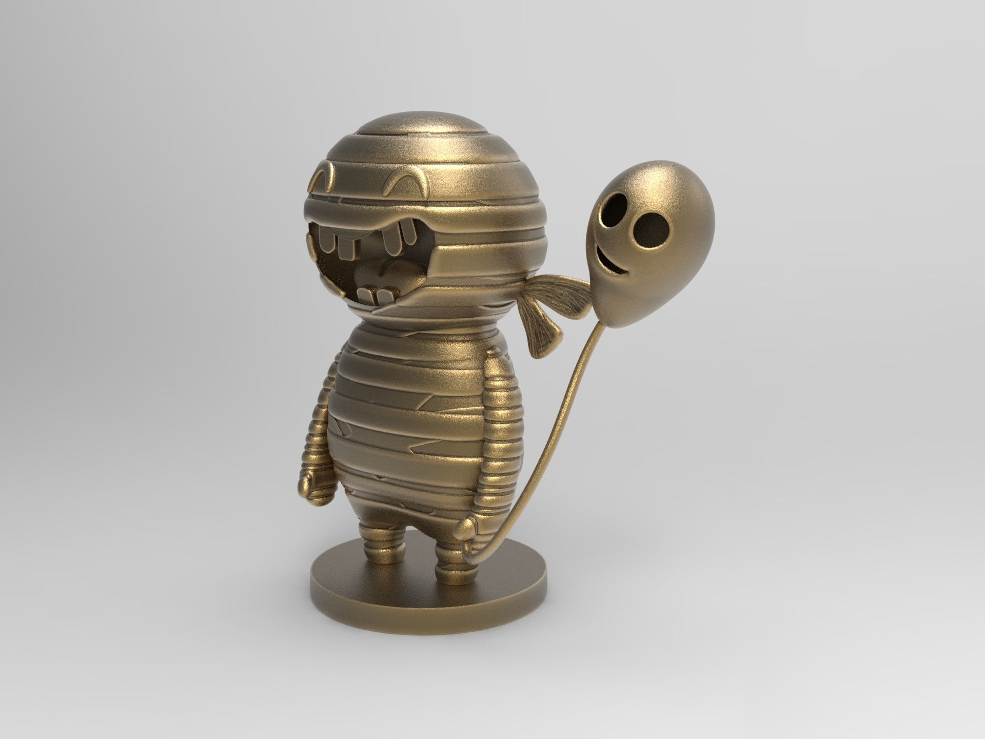 cute little mummy 3dmodel 3D model 3D printable | CGTrader
