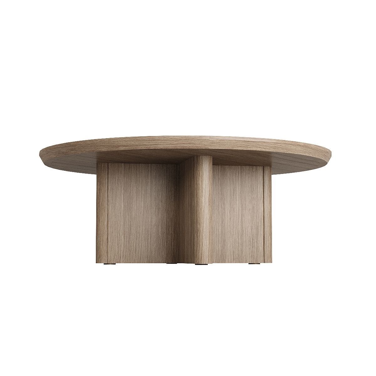 RH BALMAIN TEAK ROUND COFFEE TABLE 3D model | CGTrader