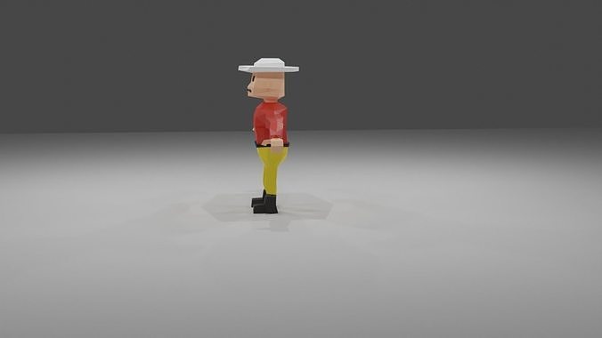 3D model low poly man VR / AR / low-poly | CGTrader