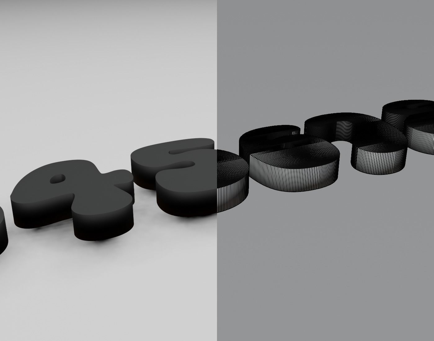 SuperFunky Text Font 3D Printing STL Collection 3D model 3D printable ...