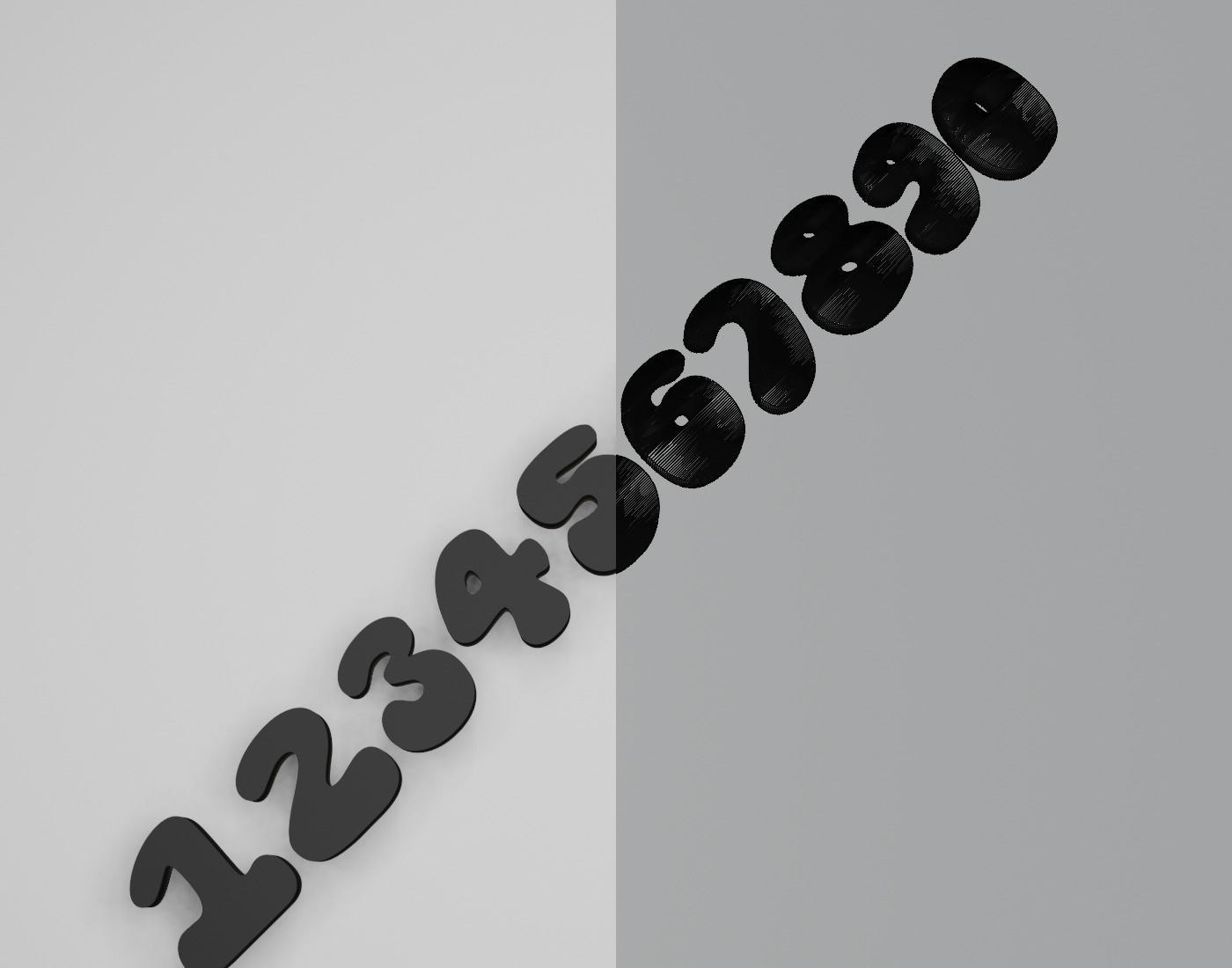 SuperFunky Text Font 3D Printing STL Collection 3D model 3D printable ...