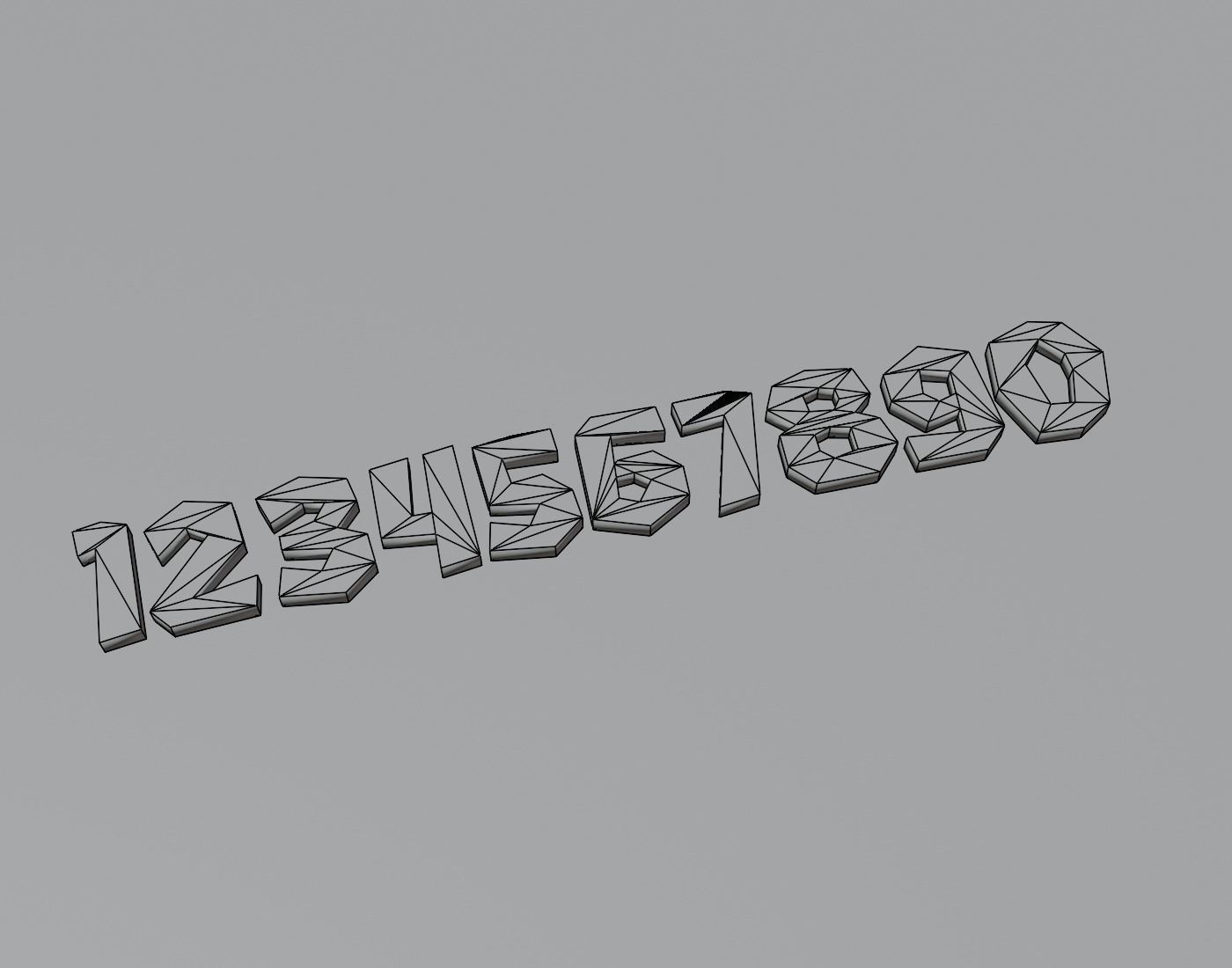 SupplyCenter Text Font 3D Printing STL Collection 3D model 3D printable ...