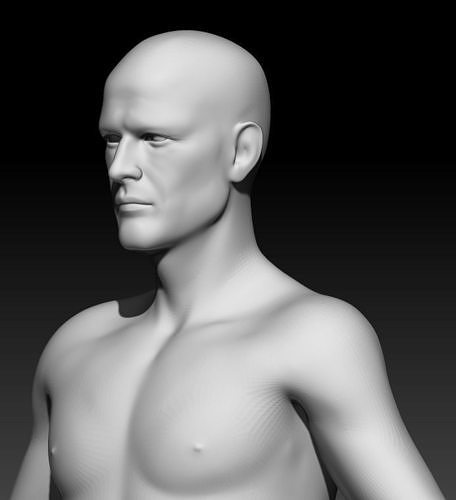 Male Base Mesh 1 3D model | CGTrader