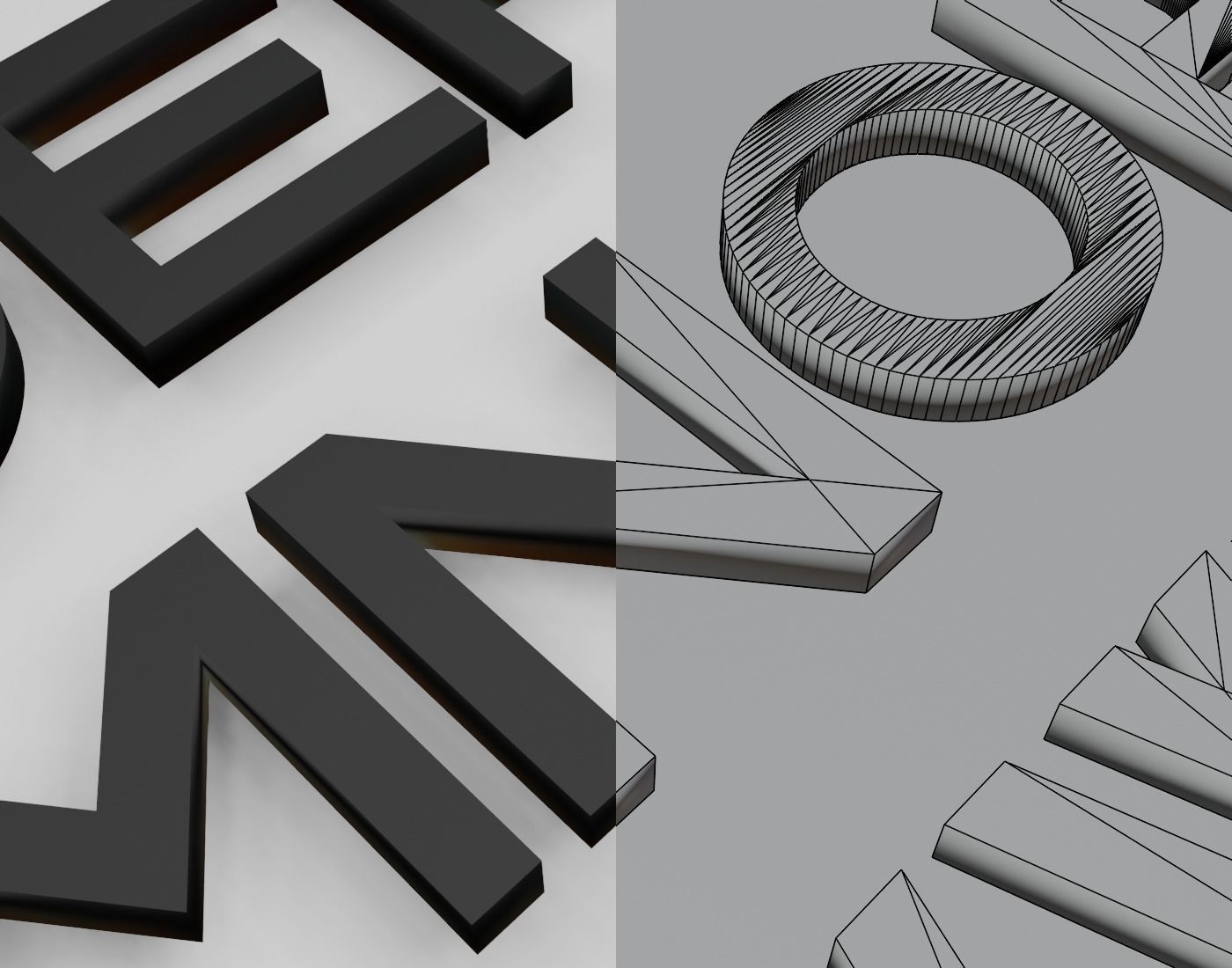 Gerhaus Text Font 3D Printing STL Collection 3D model 3D printable ...