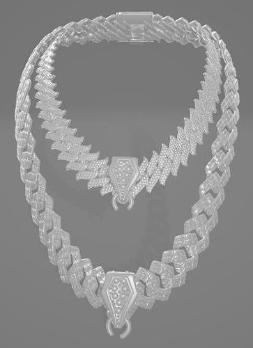3D model Double Chain D2 VR / AR / low-poly | CGTrader