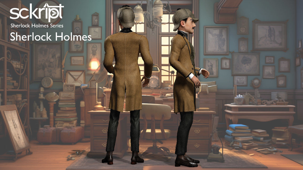 3D model Sherlock World Sherlock Detective VR / AR / low-poly | CGTrader