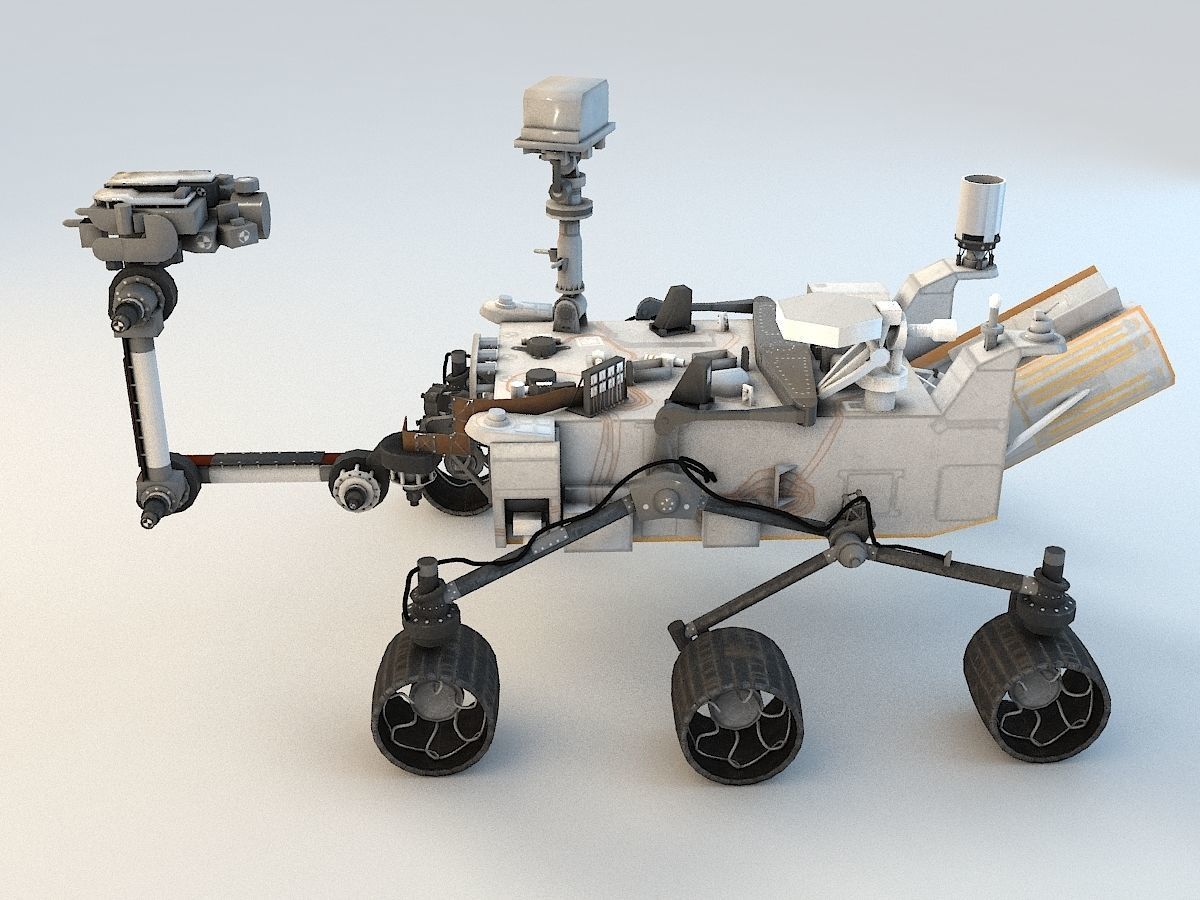 3D model Curiosity Mars Rover VR / AR / low-poly | CGTrader