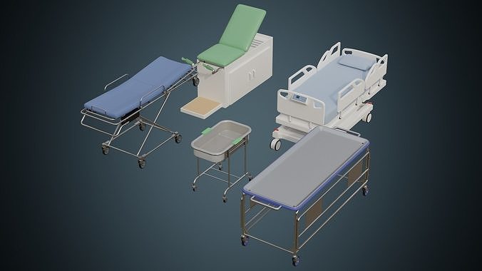 Hospital Props Collection 4 Basic VR / AR / low-poly | CGTrader