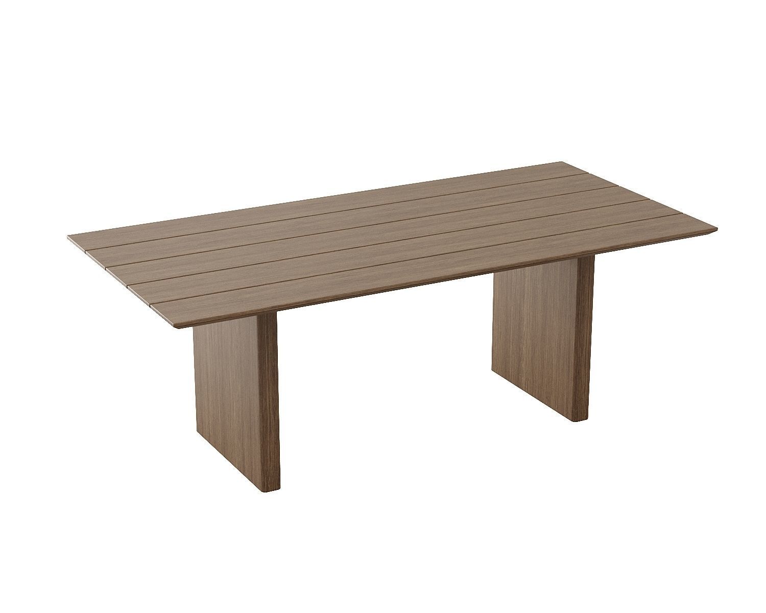 BALMAIN TEAK RECTANGULAR DINING TABLE 3D model | CGTrader