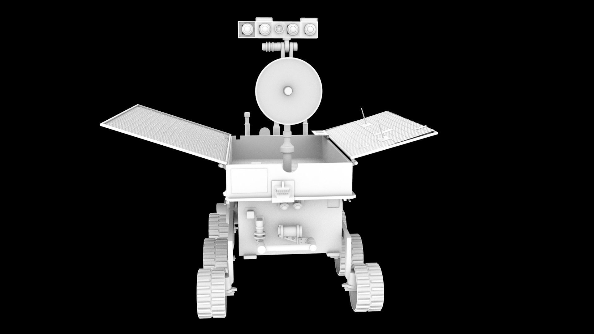 Yutu 2 Moon Rover Satellite Chang Yutu Moon Rover 3D model | CGTrader