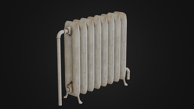 3D model Dirty Soviet Radiator Heater VR / AR / low-poly | CGTrader