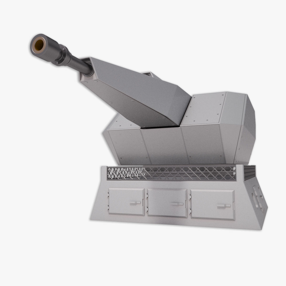 35MM Oerlikon Millenium Gun 3D model 3D model | CGTrader