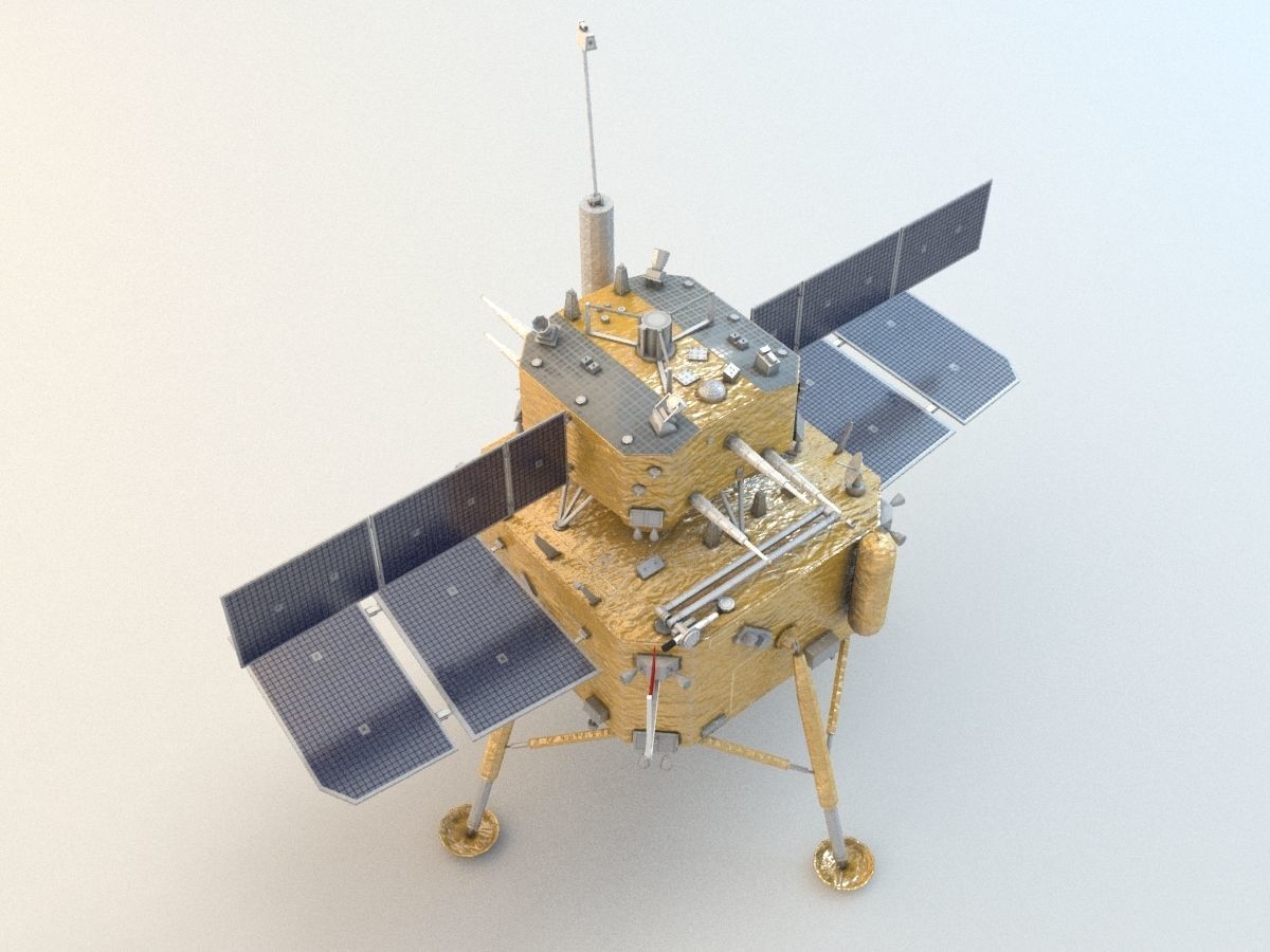 3D model Chinese lunar probe ChangE5 VR / AR / low-poly | CGTrader
