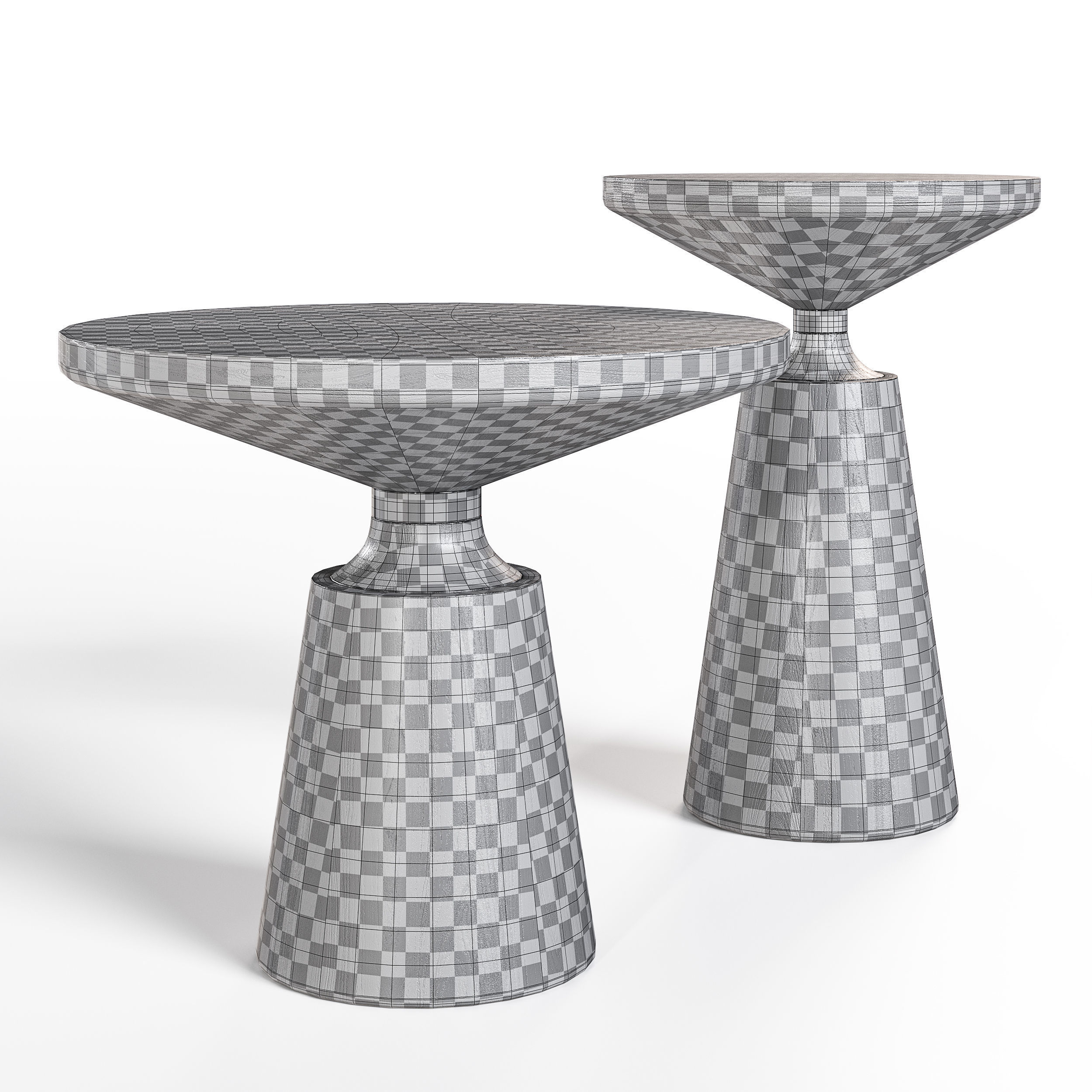 The Nicole Coffee Tables by Stuart Scott 3D model | CGTrader