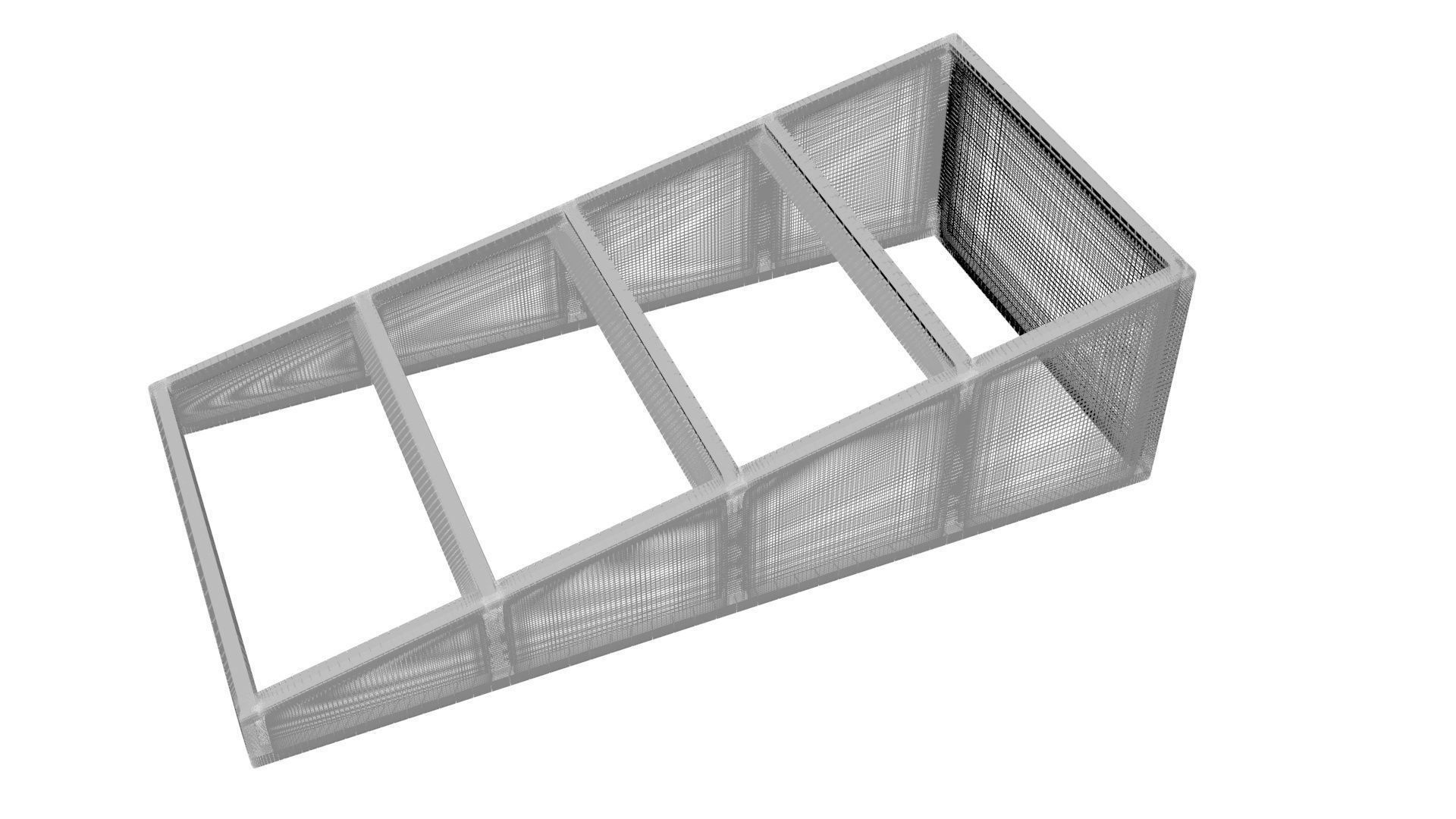 Black Lego Slope Bar 3D model | CGTrader