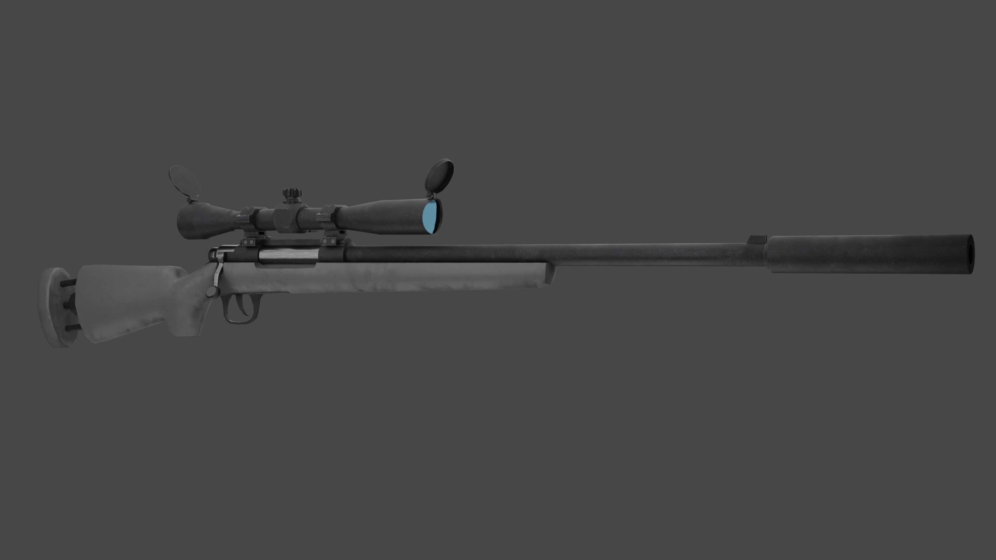 3D model Sniper M24 RIfle VR / AR / low-poly | CGTrader