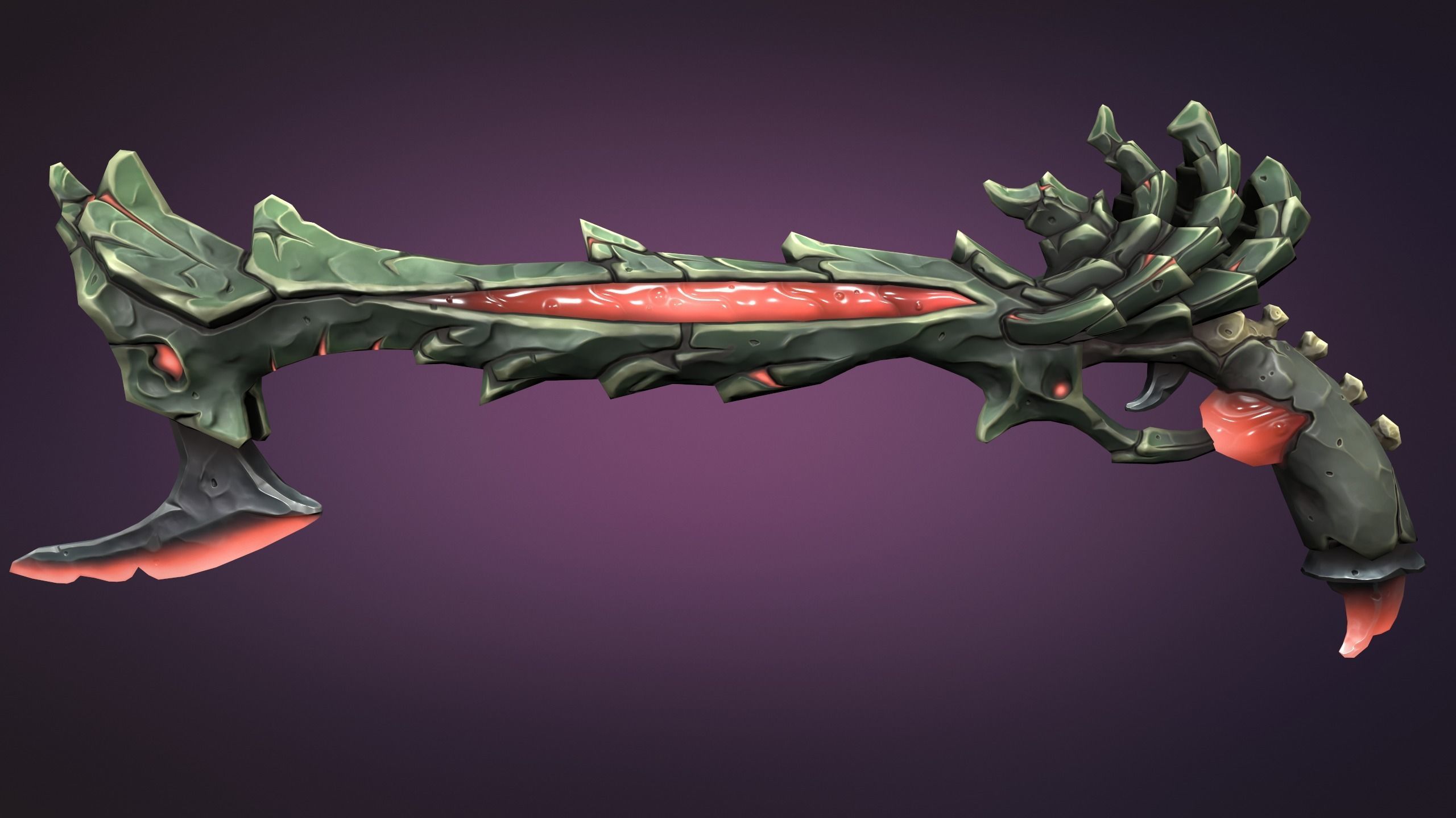 3D model Undead musket VR / AR / low-poly | CGTrader