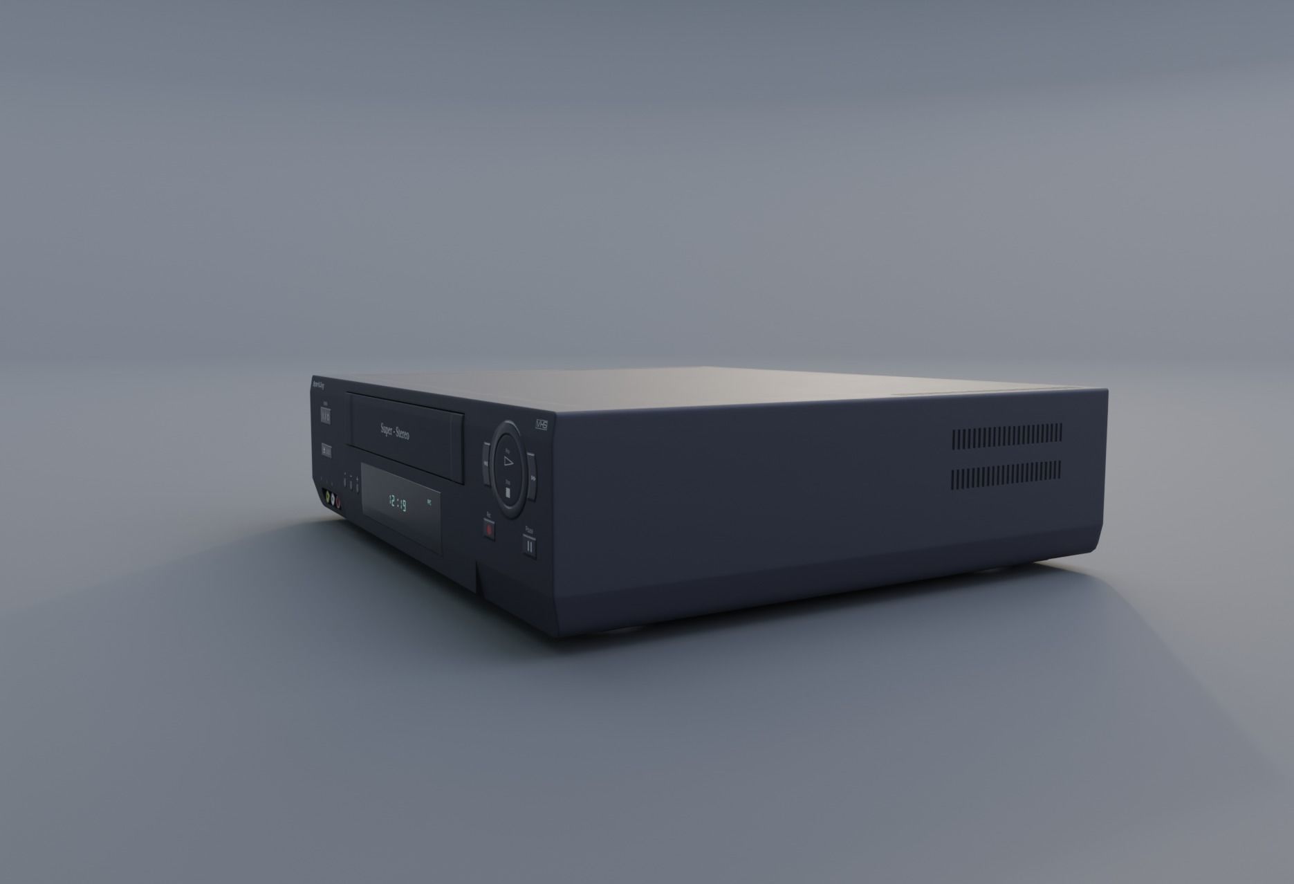 3D model Realistic VHS Awesome VCR Videotape Player VR / AR / low-poly | CGTrader